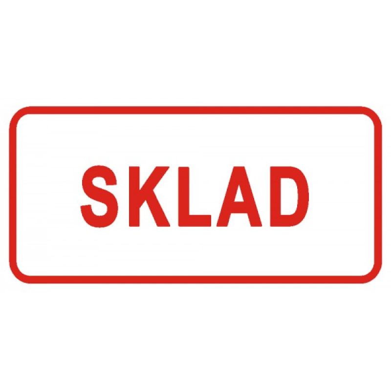 Tabulka Sklad 20x10 cm